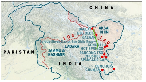 Tensions Along LAC and LoC - GS SCORE