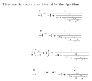 Ramanujan Machine - GS SCORE