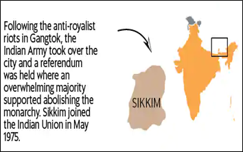 Evolution of India’s map since 1947 - GS SCORE