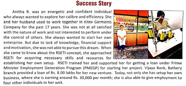 Rural Self-Employment Training Institutes - GS SCORE