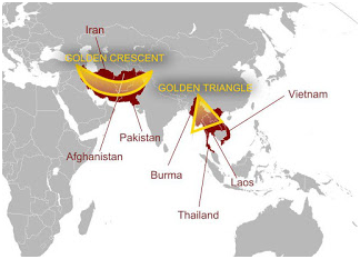 Golden Triangle and Golden Crescent for prelims and mains Upsc exam ...