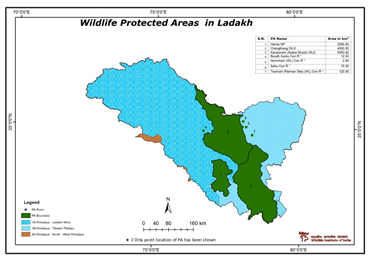 Boundaries of sanctuaries in Ladakh to be 'rationalised' - GS SCORE